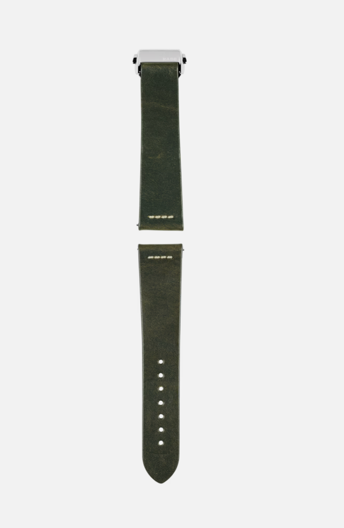 X Green leather strap – Luby Mayaguez Mall
