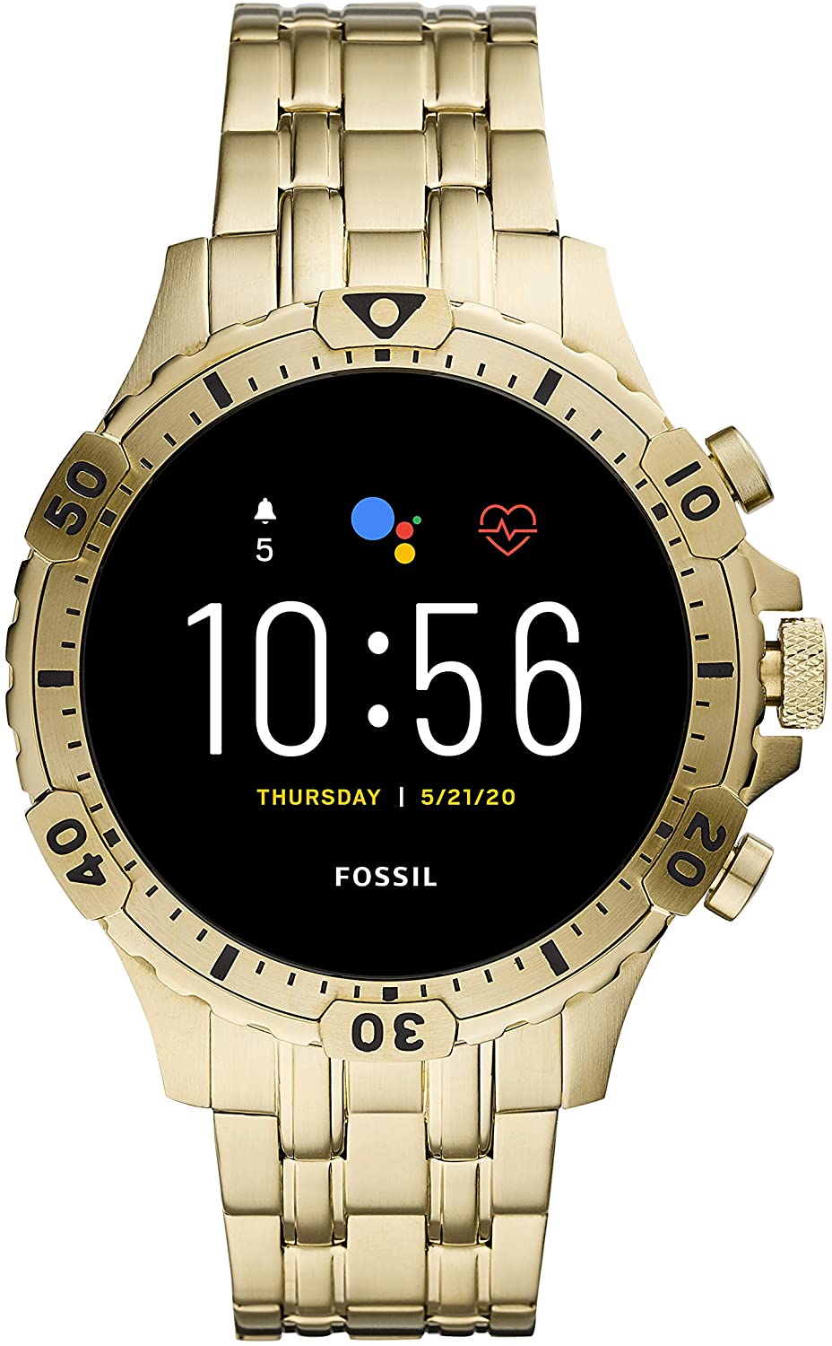 FOSSIL SMART WATCH GARRETT GEN 5 46MM | Luby Mayaguez Mall Fine